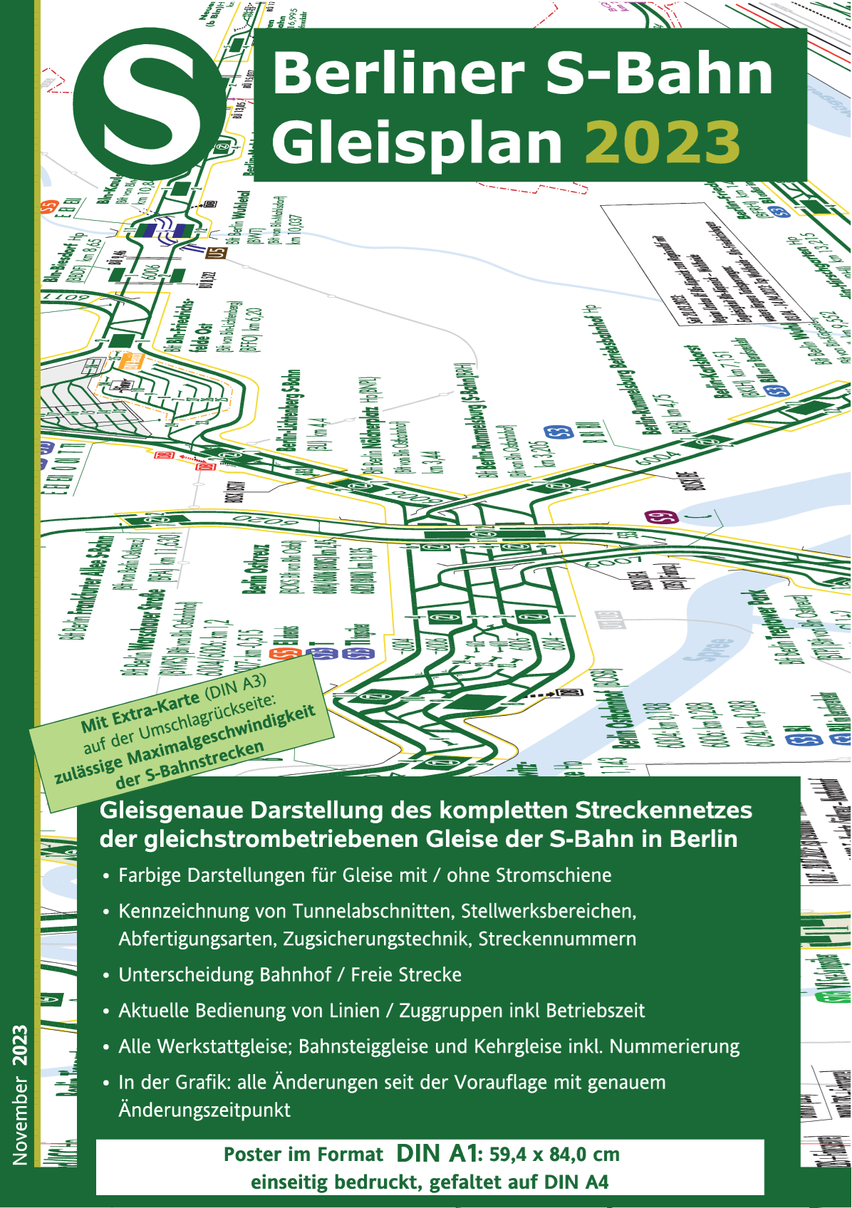 Gleispläne: Gleisplan S-Bahn Berlin 2023